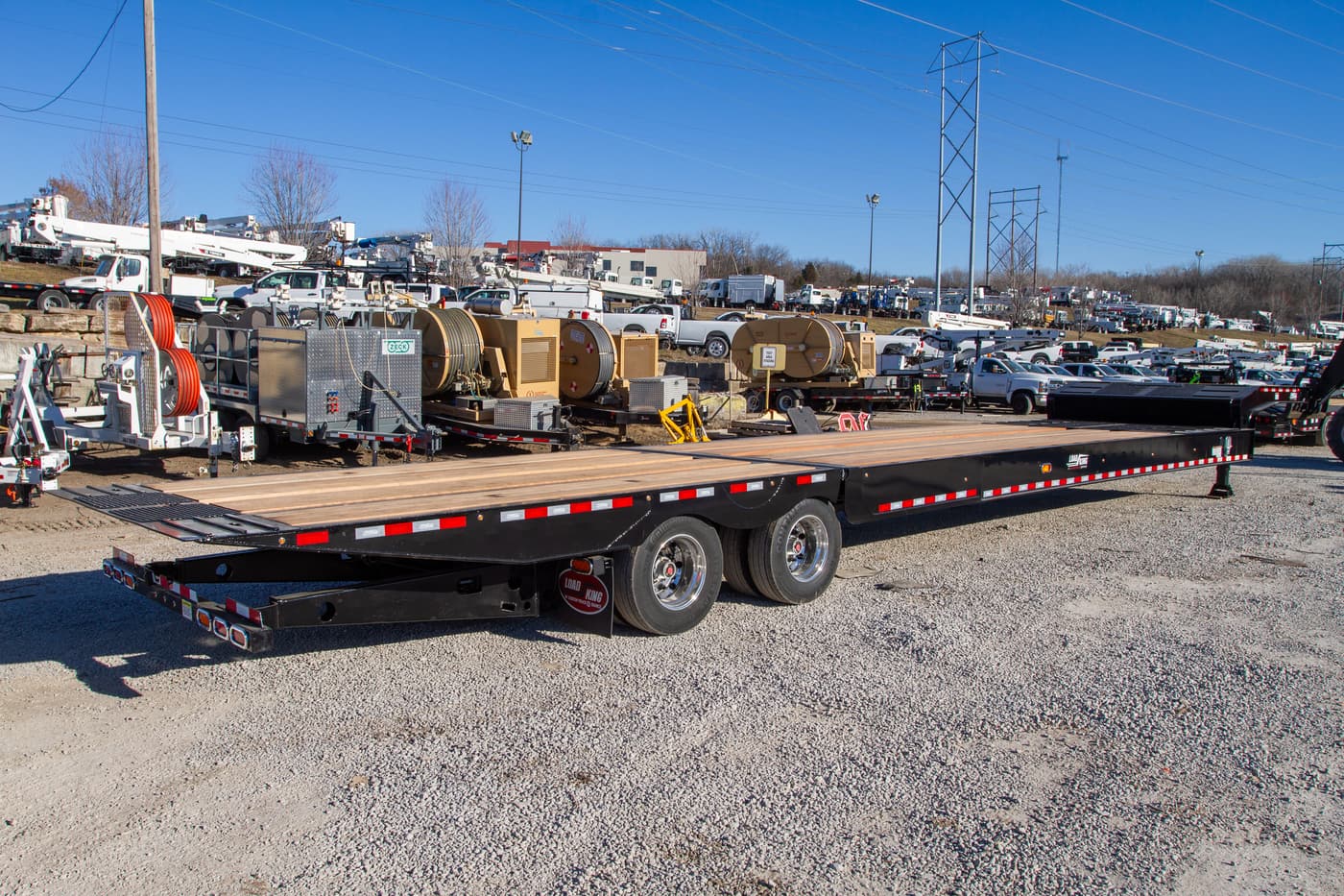 35 Ton Sliding Folding Tail Trailer - Load King